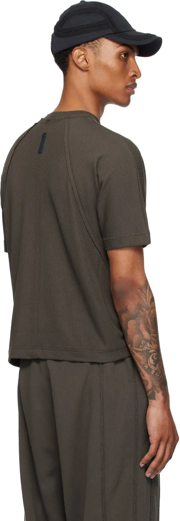 B.o.B　_J.L-A.L_ Shale Shortsleeve _j.L - A.L_ Brown Shale Shortsleeve T-Shirt In Brw0039 Zinc - 15
